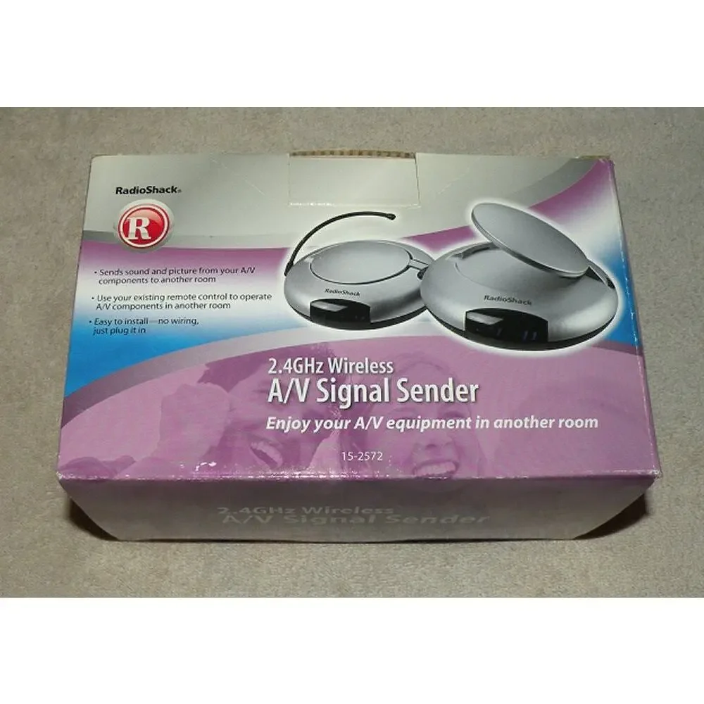 Radio Shack | Other | Radio Shack 24ghz Wireless Av Signal Sender 52572 ...